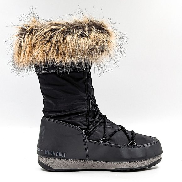 Moon Boots | Shoes | Moon Boot Women Monaco Hi Top Waterproof Faux Fur ...